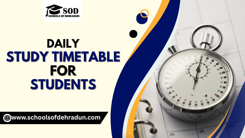 Daily Study Timetable for Students | Best Time Table
